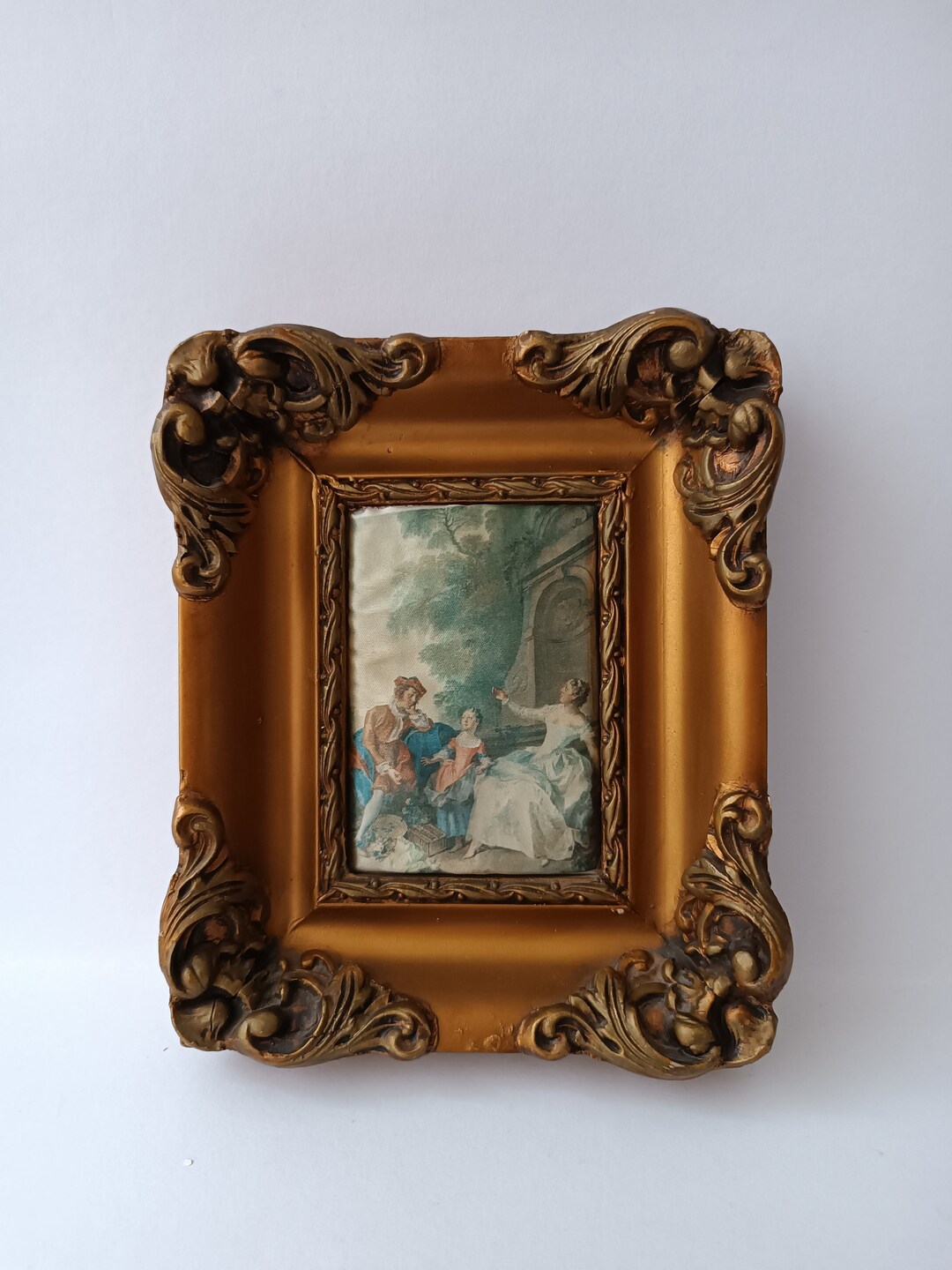 Antique French Frame Painting - Etsy