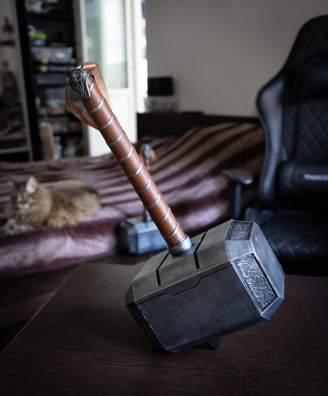 Thor Hammer Hammer of Thor Cosplay Prop Life Size Thor's Hammer Mjolnir ...