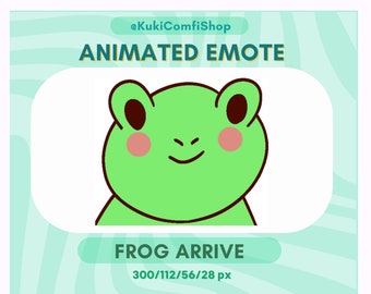 ANIMATED Frog Loading Emote for Twitch and Discord, Frog Emote, Loading ...