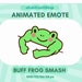 ANIMATED Peace Out Frog Emote for Twitch and Discord, Frog Emote, Poof ...