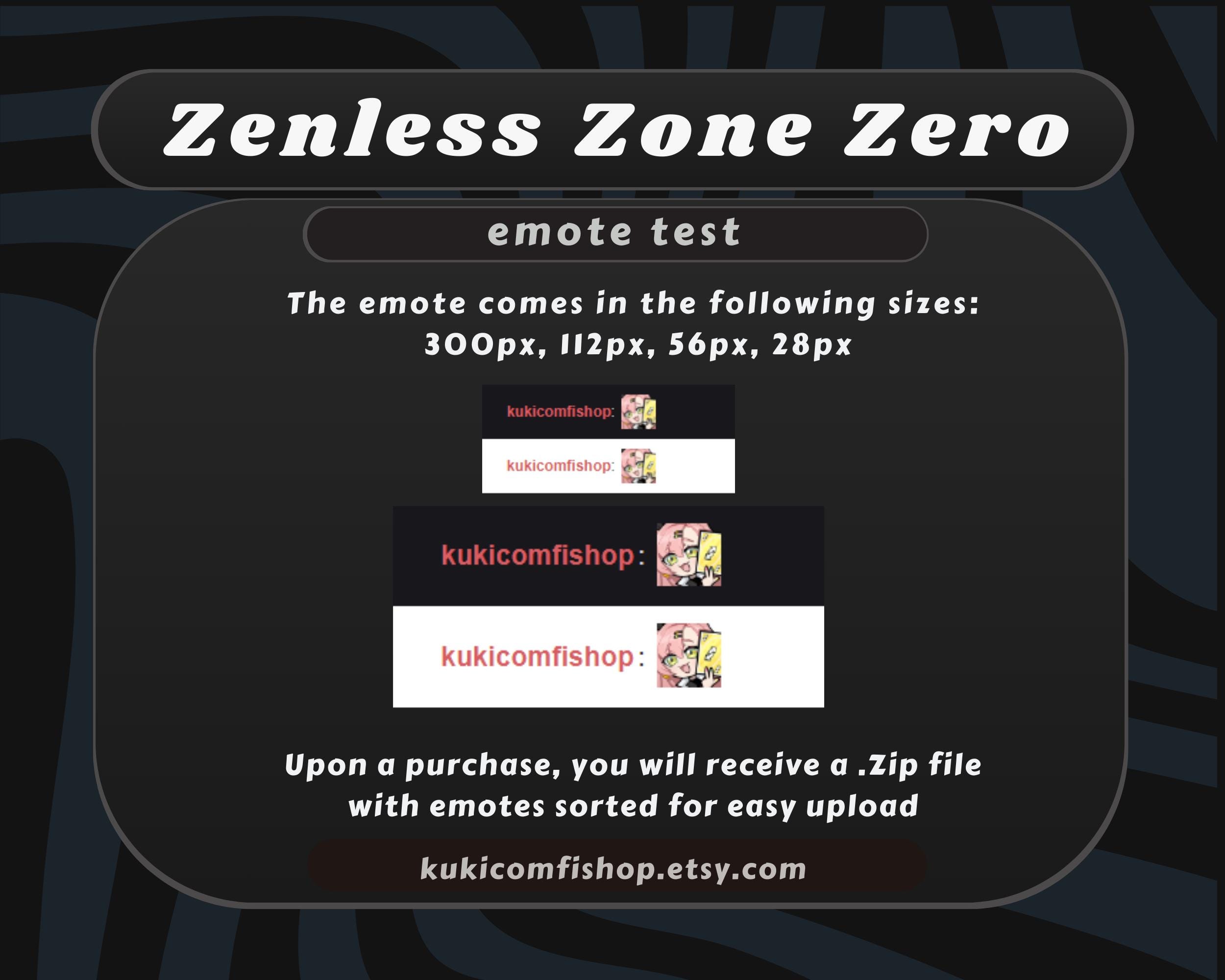 Zenless Zone Zero Nicole Demara Uno Reverse Emote - Digital Art Emojis ...