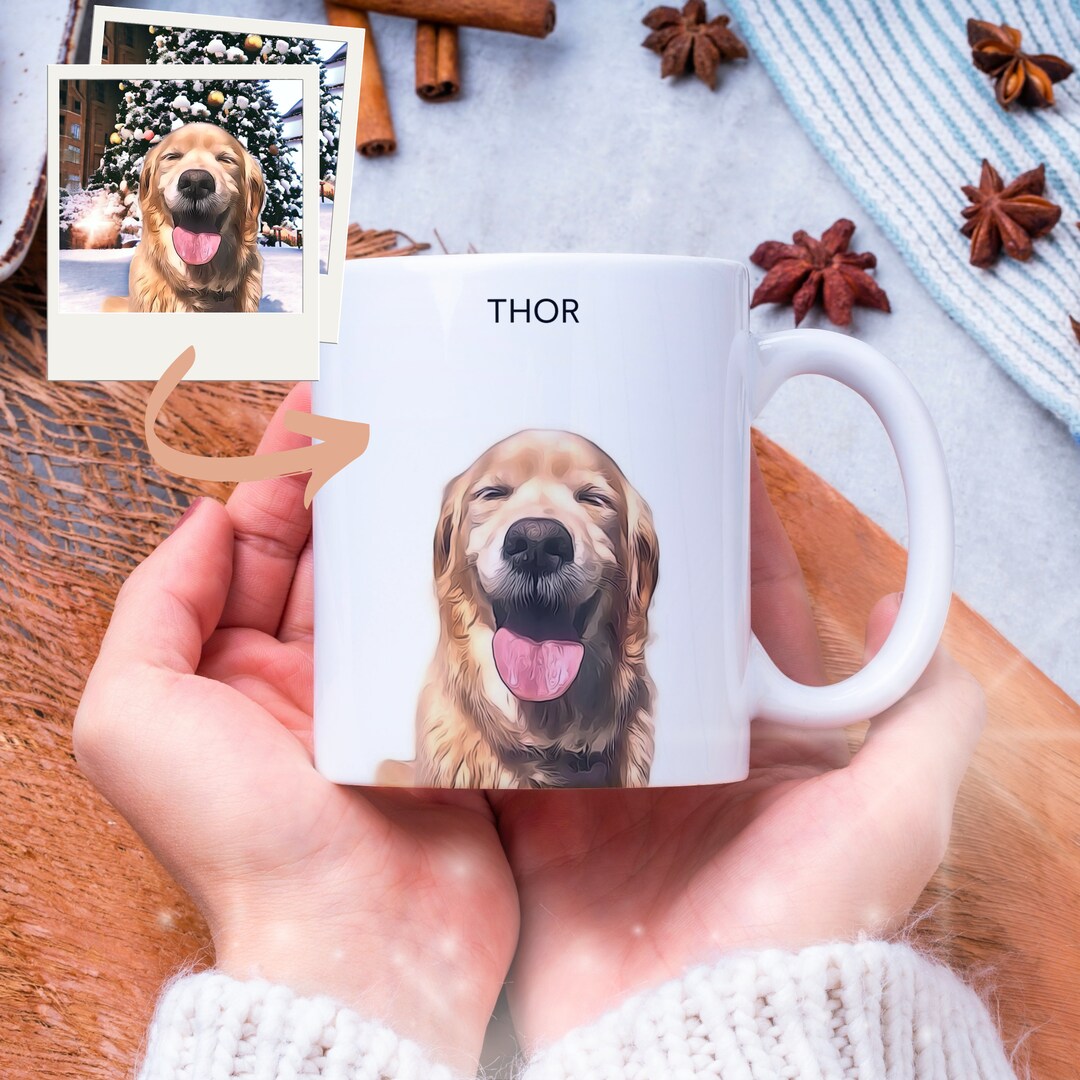 Create Your Own Pet Mug Personalized Dog Coffee Cup With Your - Etsy