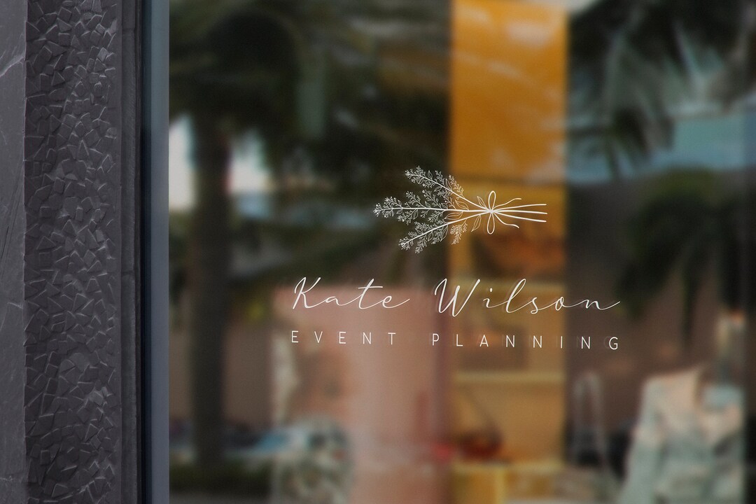 Premade Logo Design, Event Planning Logo, Handwritten Logo, Logo ...