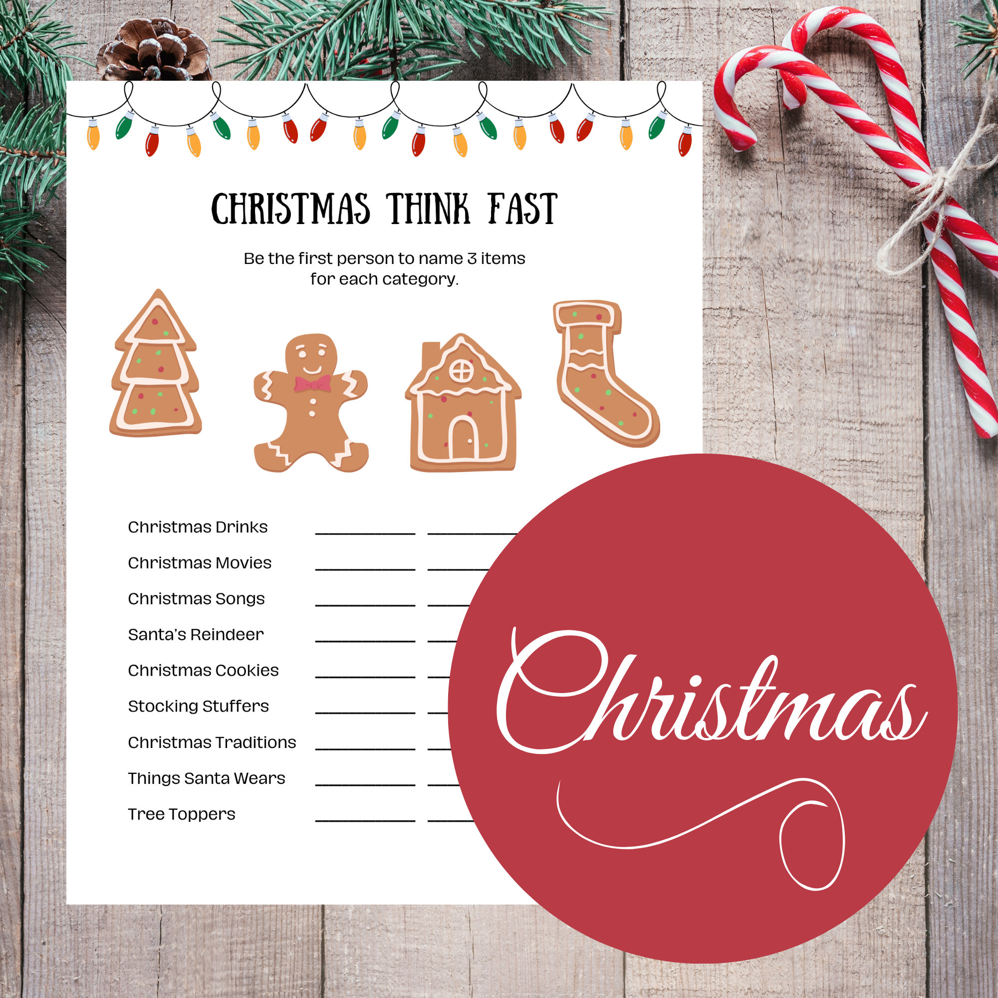 Christmas Game Bundle, Printable Games, Family Games, Holiday Party ...