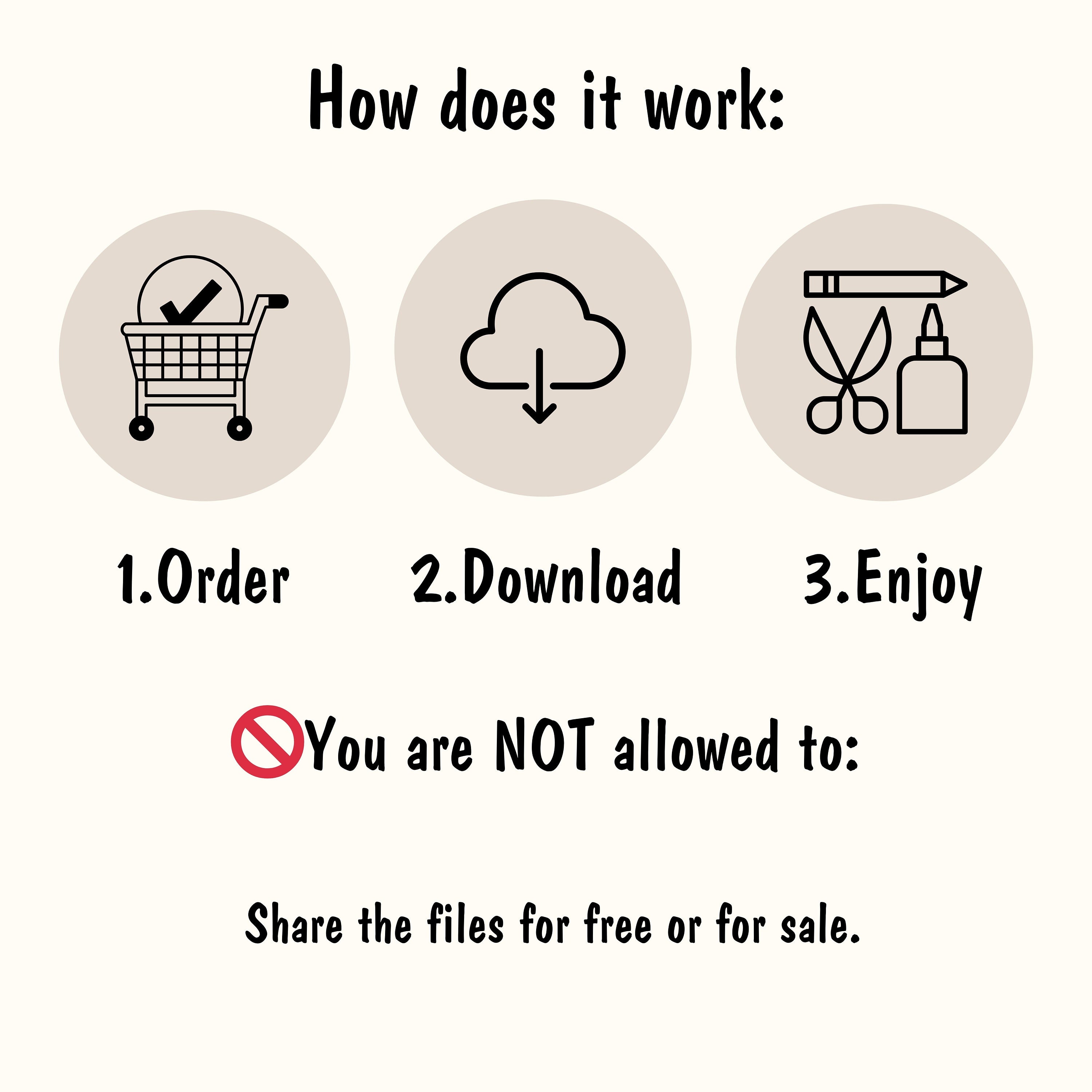 Bulgarian Motifs Digital Writing Sheets, Printable Paper Pack,digital ...