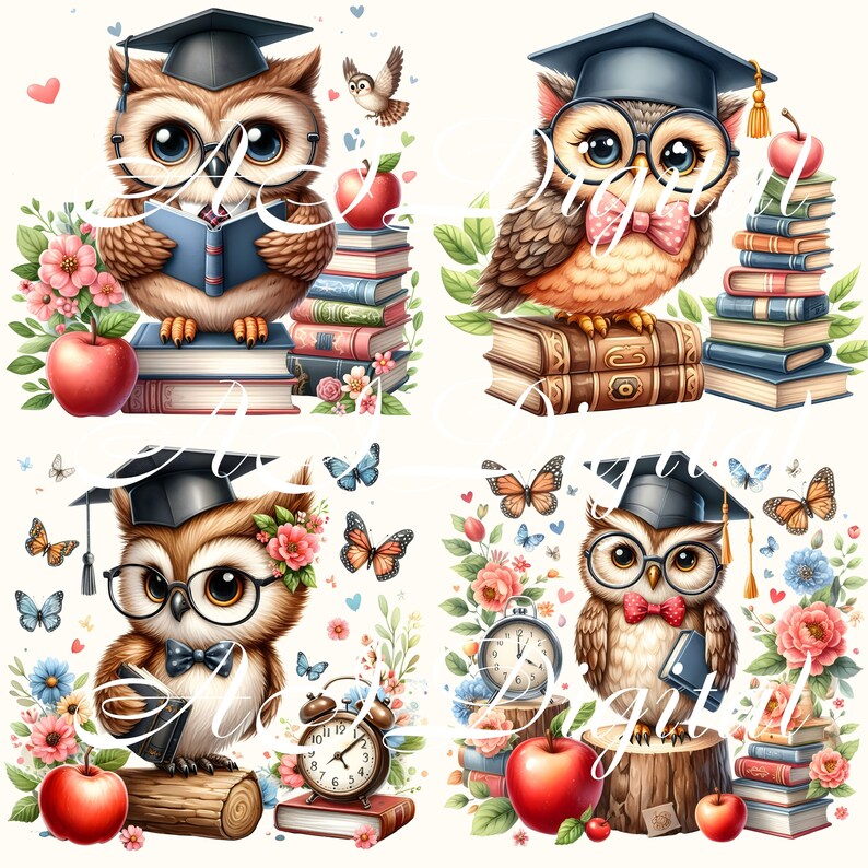 Adorable Owl Teacher Digital Download,instant Printable Art for ...