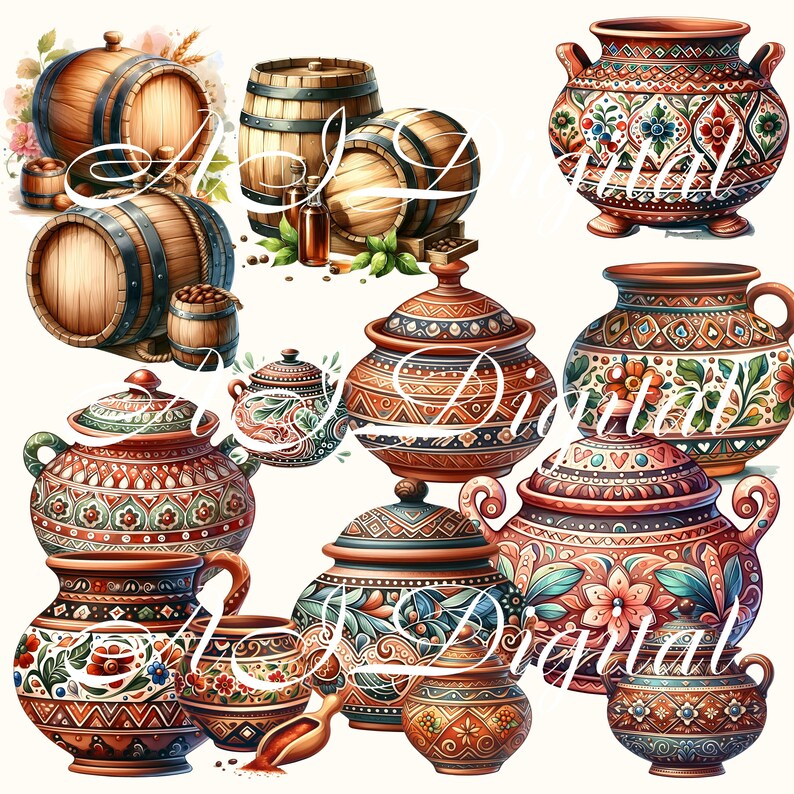 Bulgarian Clipart Digital Download,bulgarian Package of Ethnic ...
