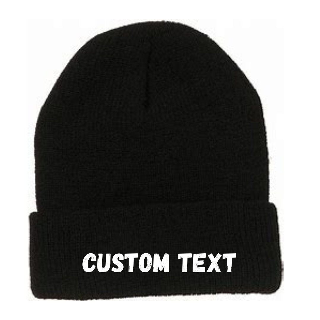 Custom Embroidered Beanie - Etsy