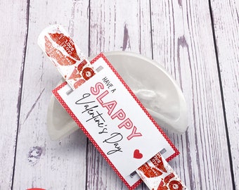 Set of 24 / Simple Valentine Gift Tags / Personalized Tags / Valentines ...