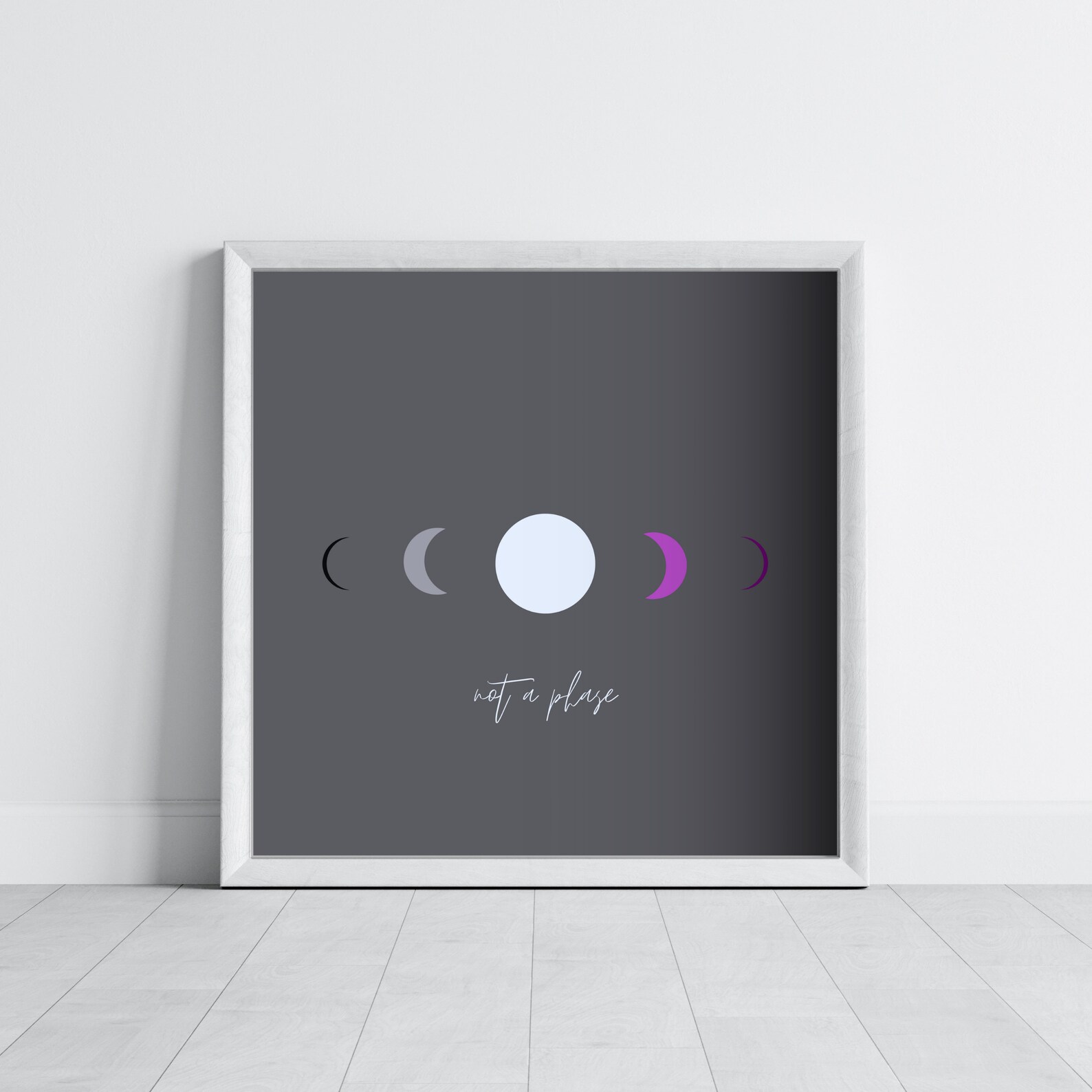 Printable Pride Moon Phases It is Not a Phase Instant - Etsy