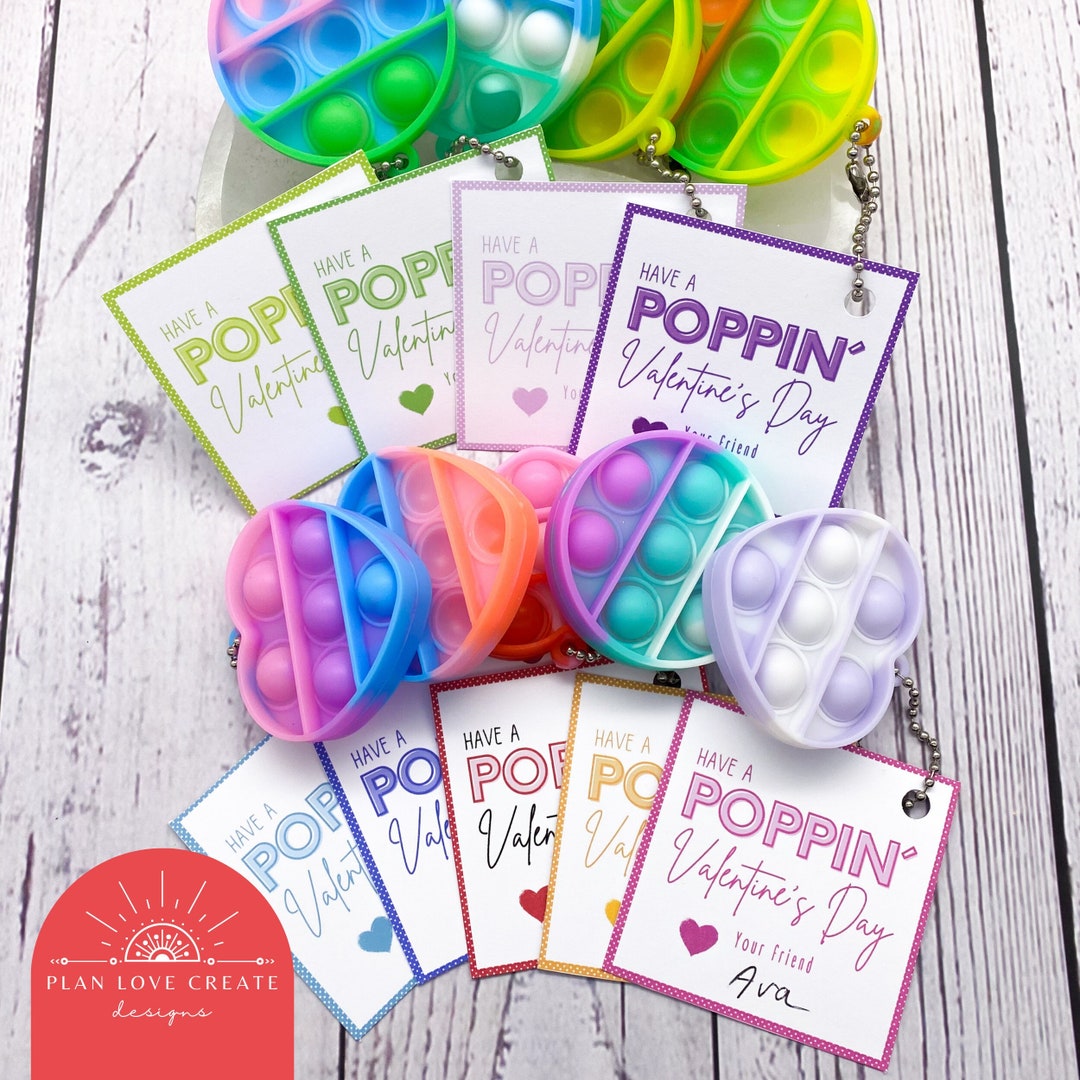 CUSTOM Have a Poppin Valentines Day. Digital Printable Saint Valentine ...