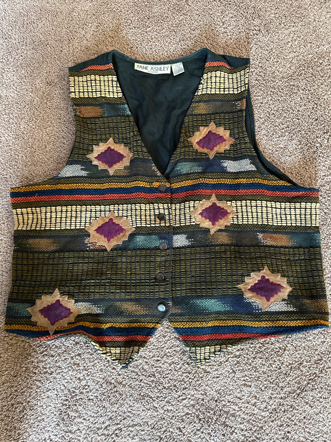 Vintage Jane Ashley Woman Vest - Etsy