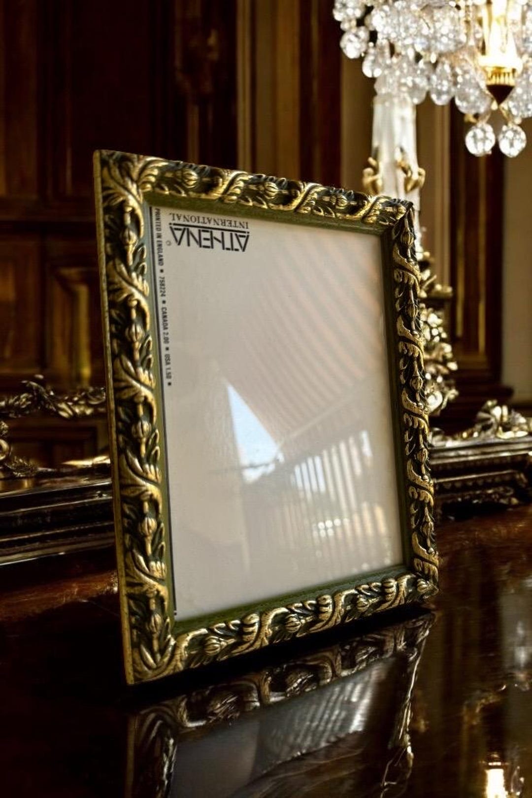 Ornate Gold Picture Frame • Baroque Style Vintage Photo Frame • Athena ...