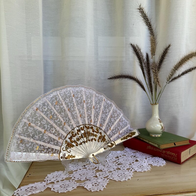 Lace Hand Fan - Etsy