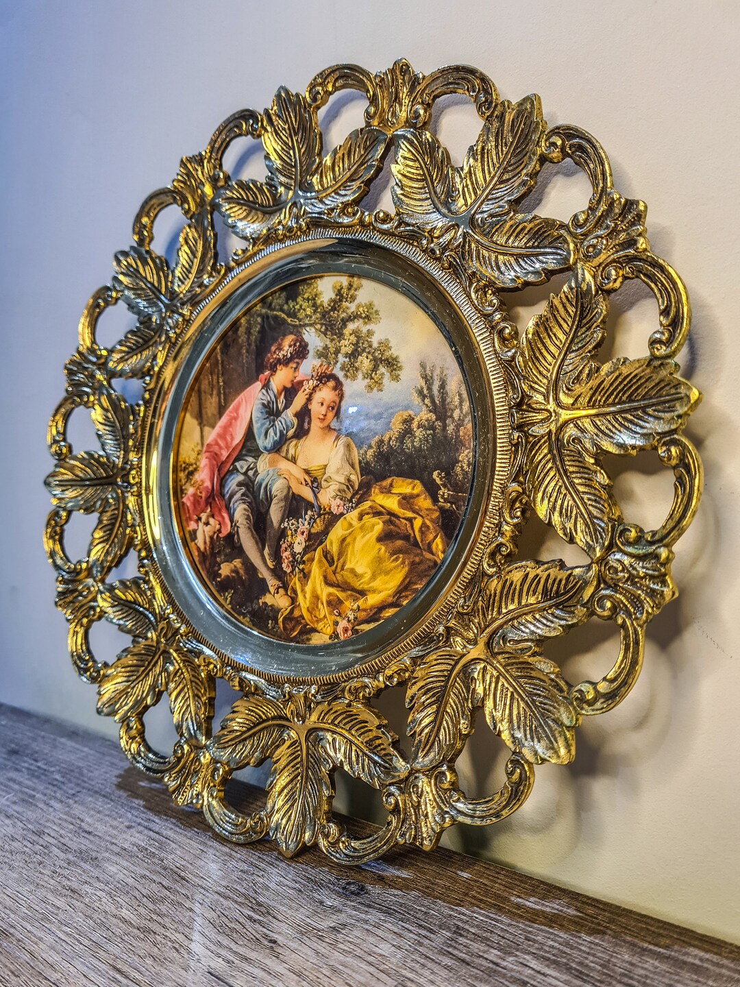 Vintage Golden Rococo Frame - Etsy