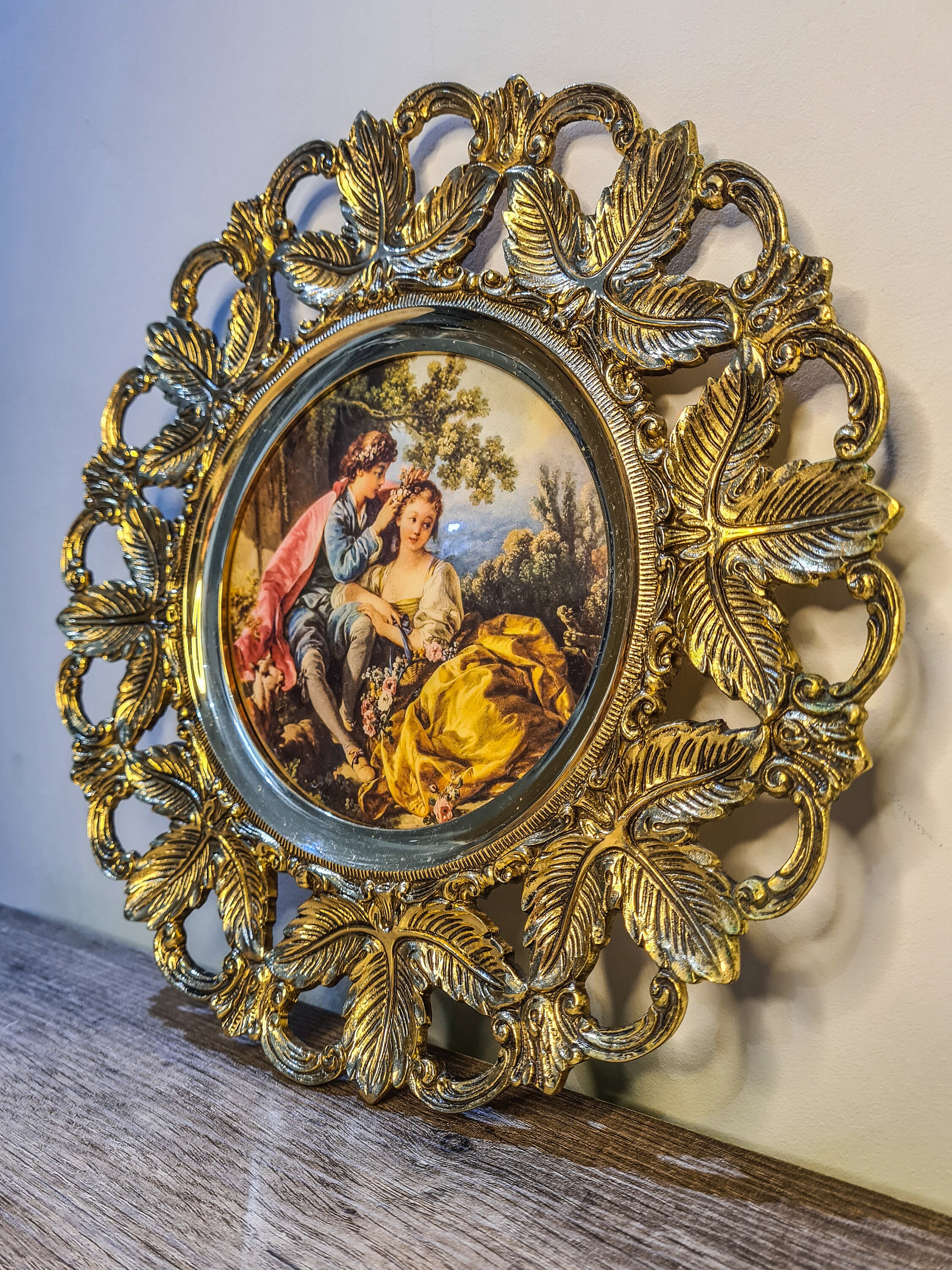 Vintage Golden Rococo Frame - Etsy