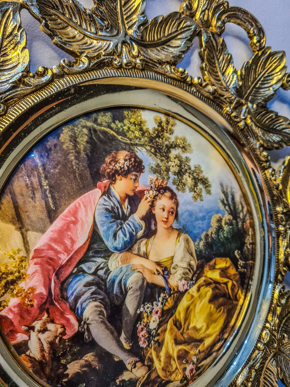 Vintage Golden Rococo Frame - Etsy