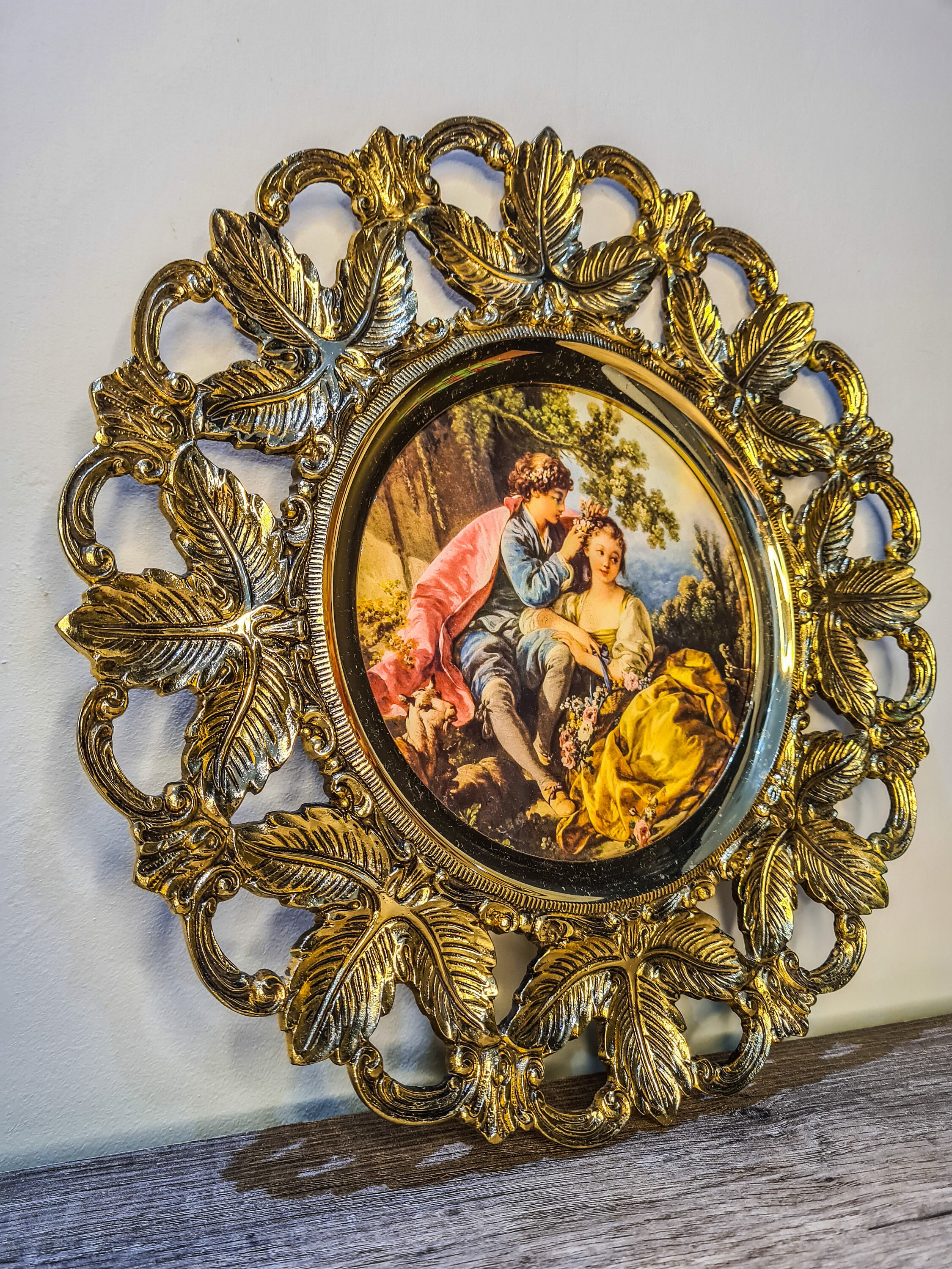 Vintage Golden Rococo Frame - Etsy
