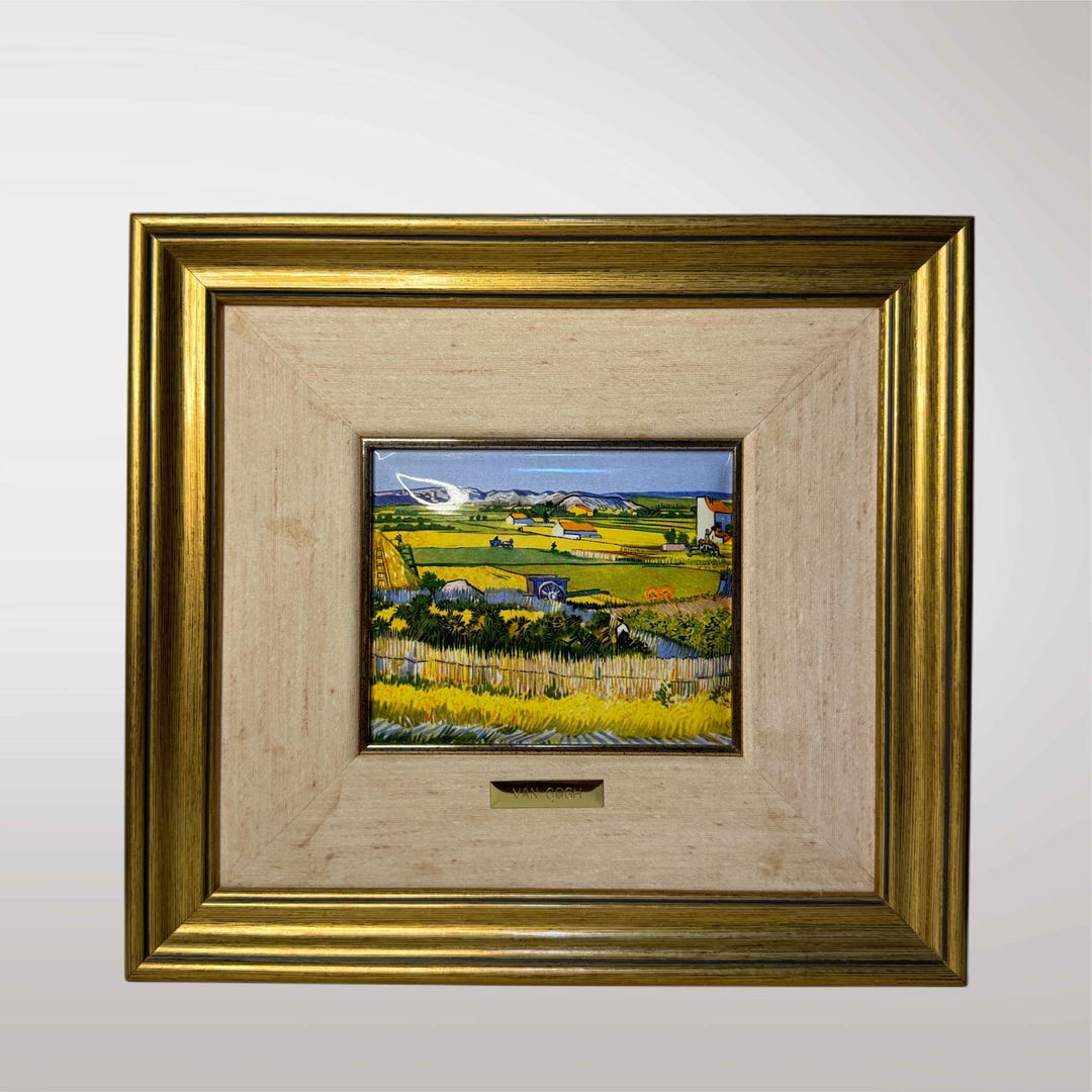 Van Gogh the Harvest, Famous Painting, Wall Art, Collectible, Home ...