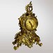 Vintage Brass Clock, Vintage Table Clock, Brass Mantel Clock, Vintage ...