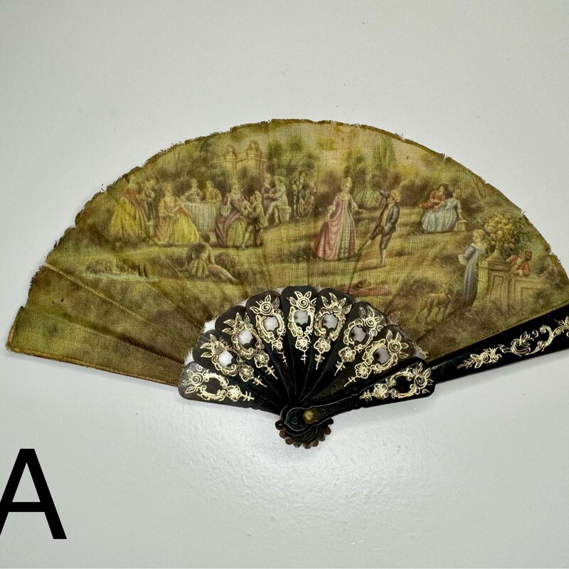 Vintage Hand Fan - Etsy