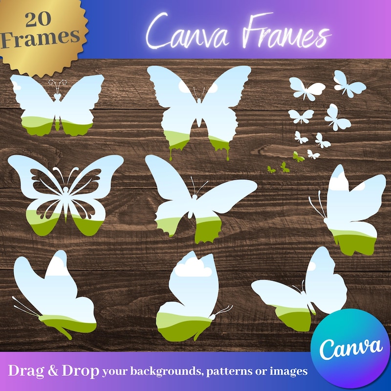 Framed Butterflies - Etsy