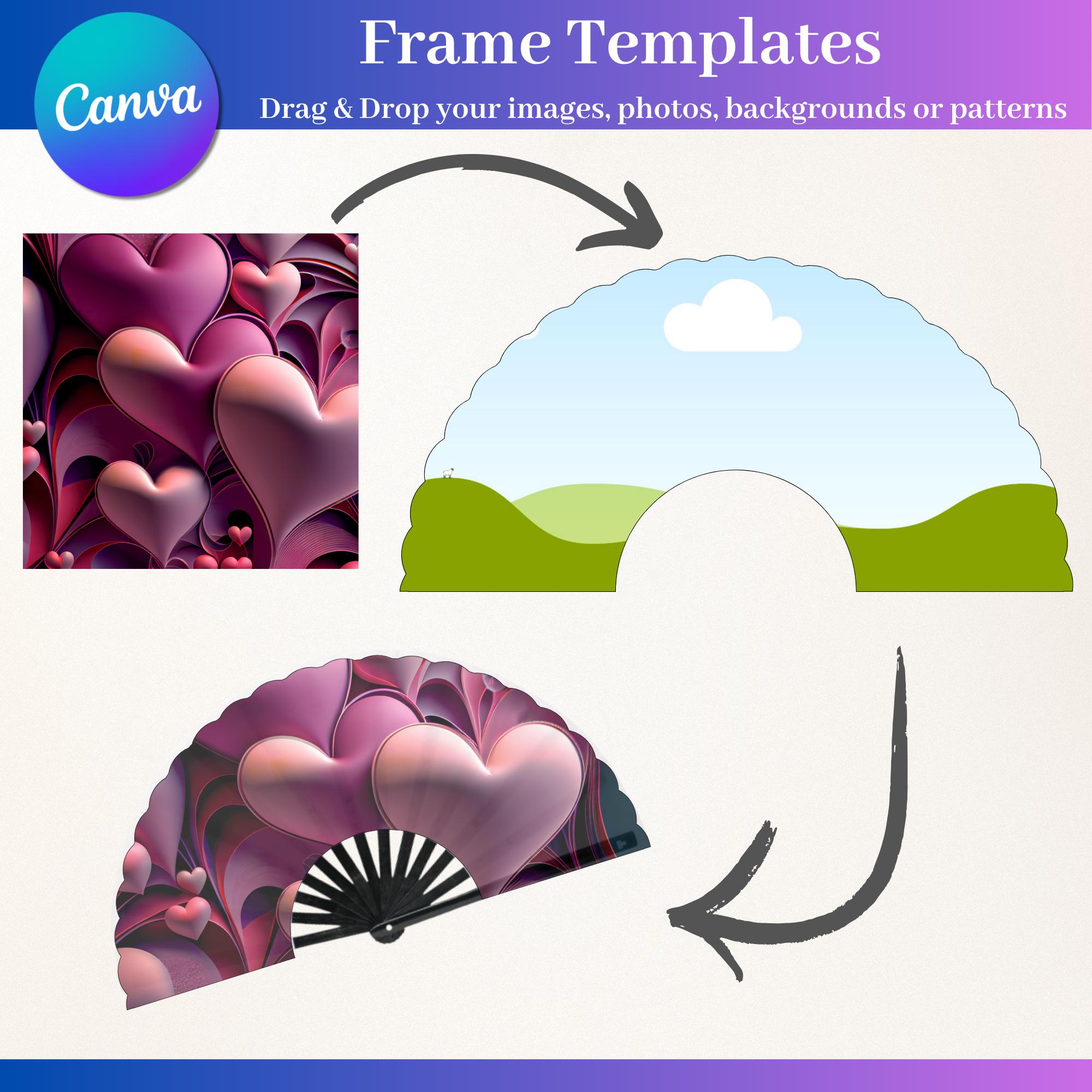 Editable Clack Fan Canva Template: Sublimation Design (digital Download ...