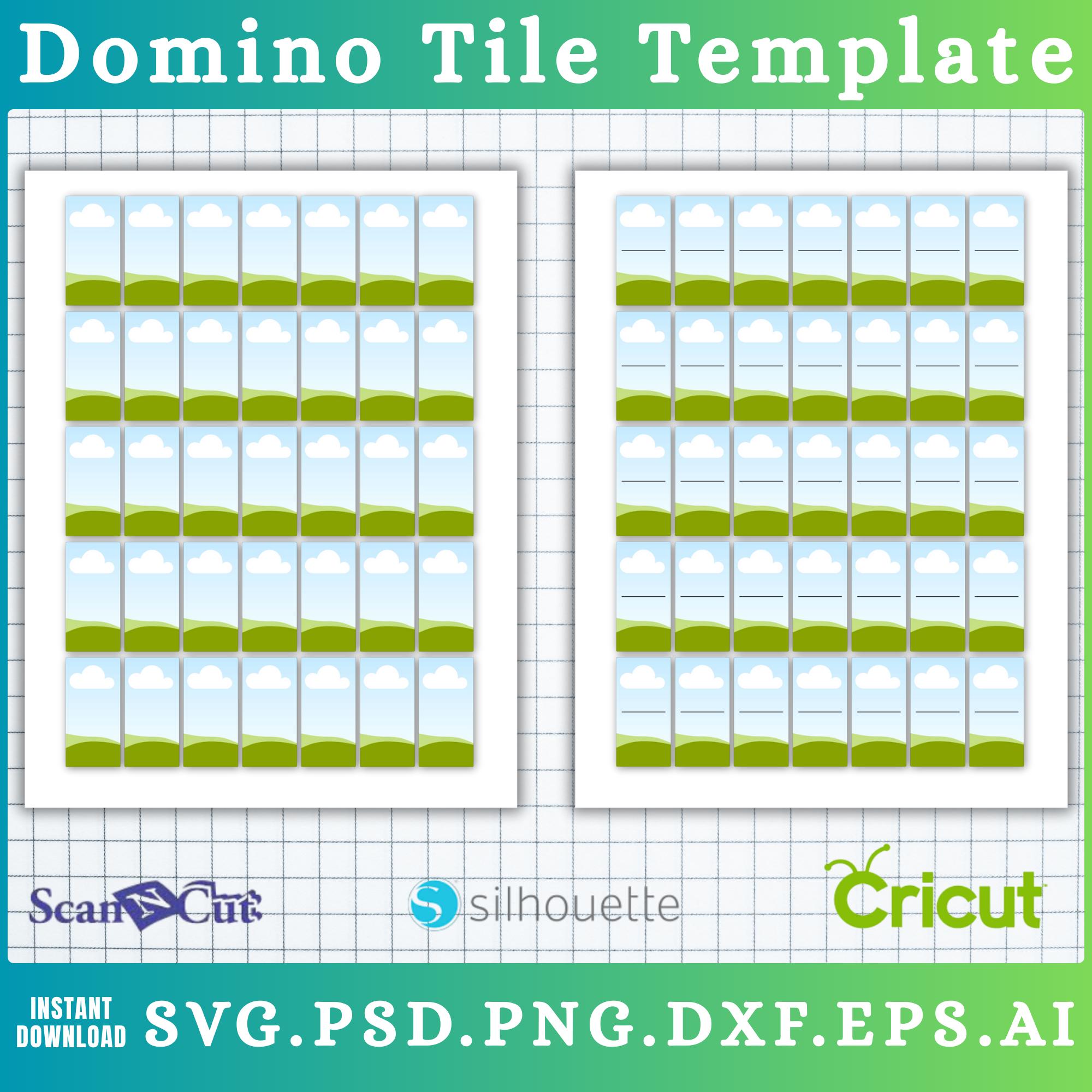 Domino Sublimation Design Template Canva & SVG | Create Your Own Custom ...