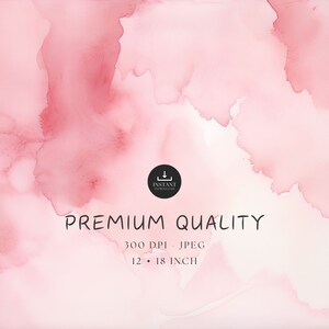 Blush Pink Watercolor Texture, JPG Clipart Background Watercolor Wash ...