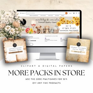 Junk Journal Landscape Base Template Vol1, US Letter 8,5 X 11 Inch ...