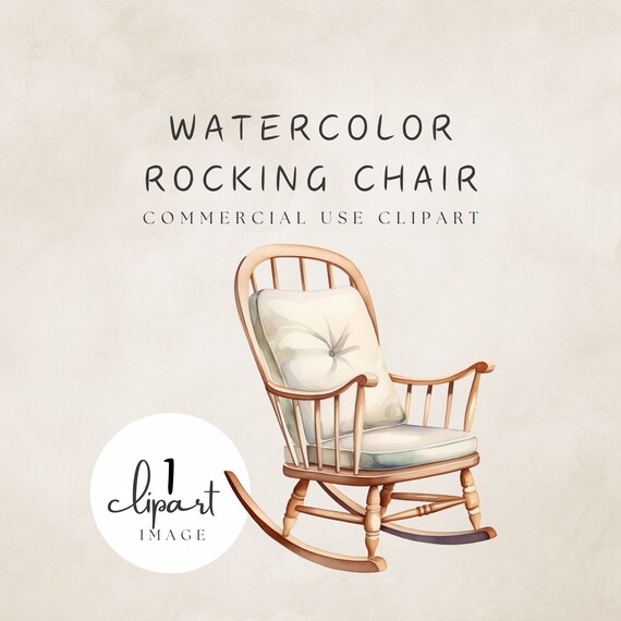 Cute Rocking Chair Clipart