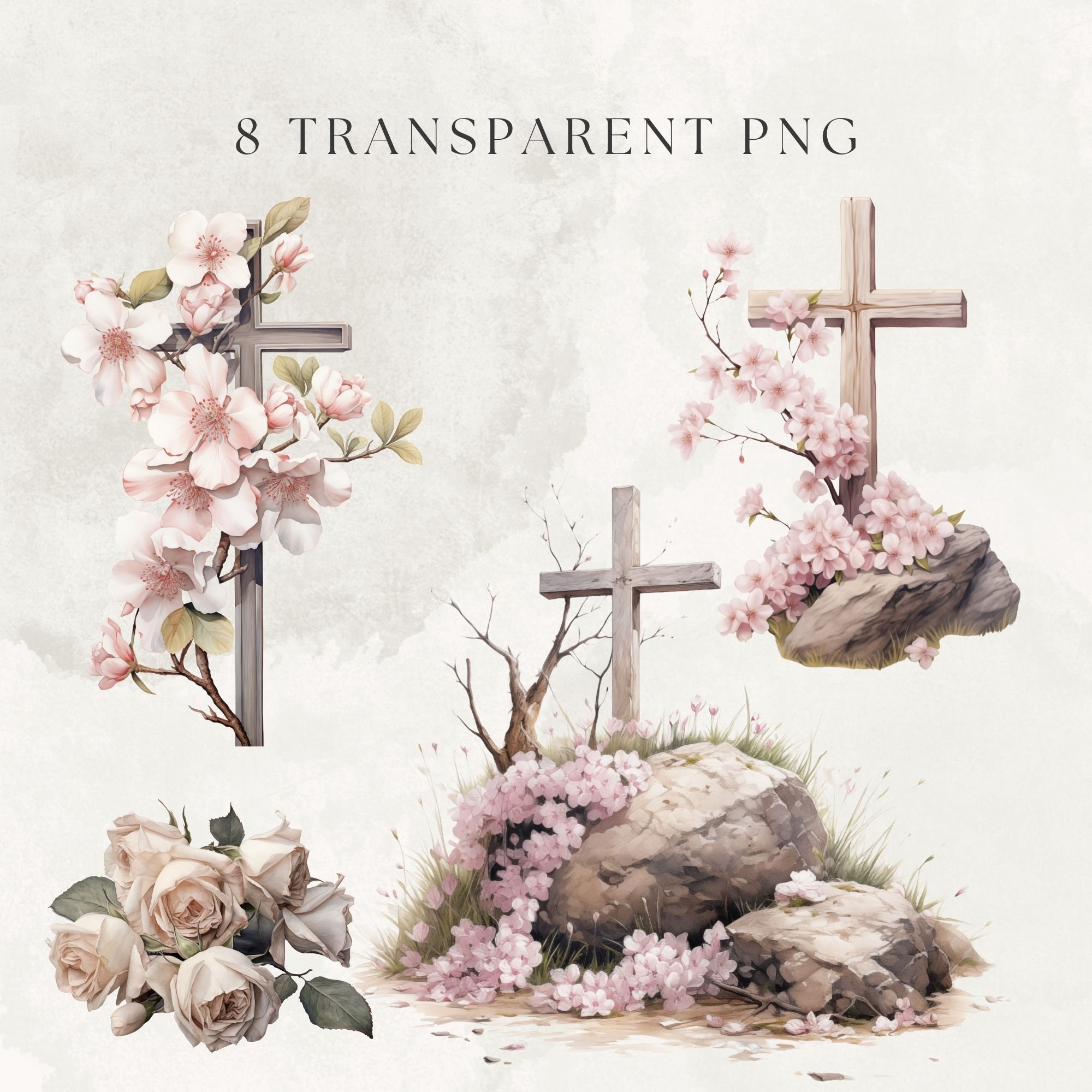 Good Friday Clipart, Watercolor Holy Week Illustration, Last Supper ...