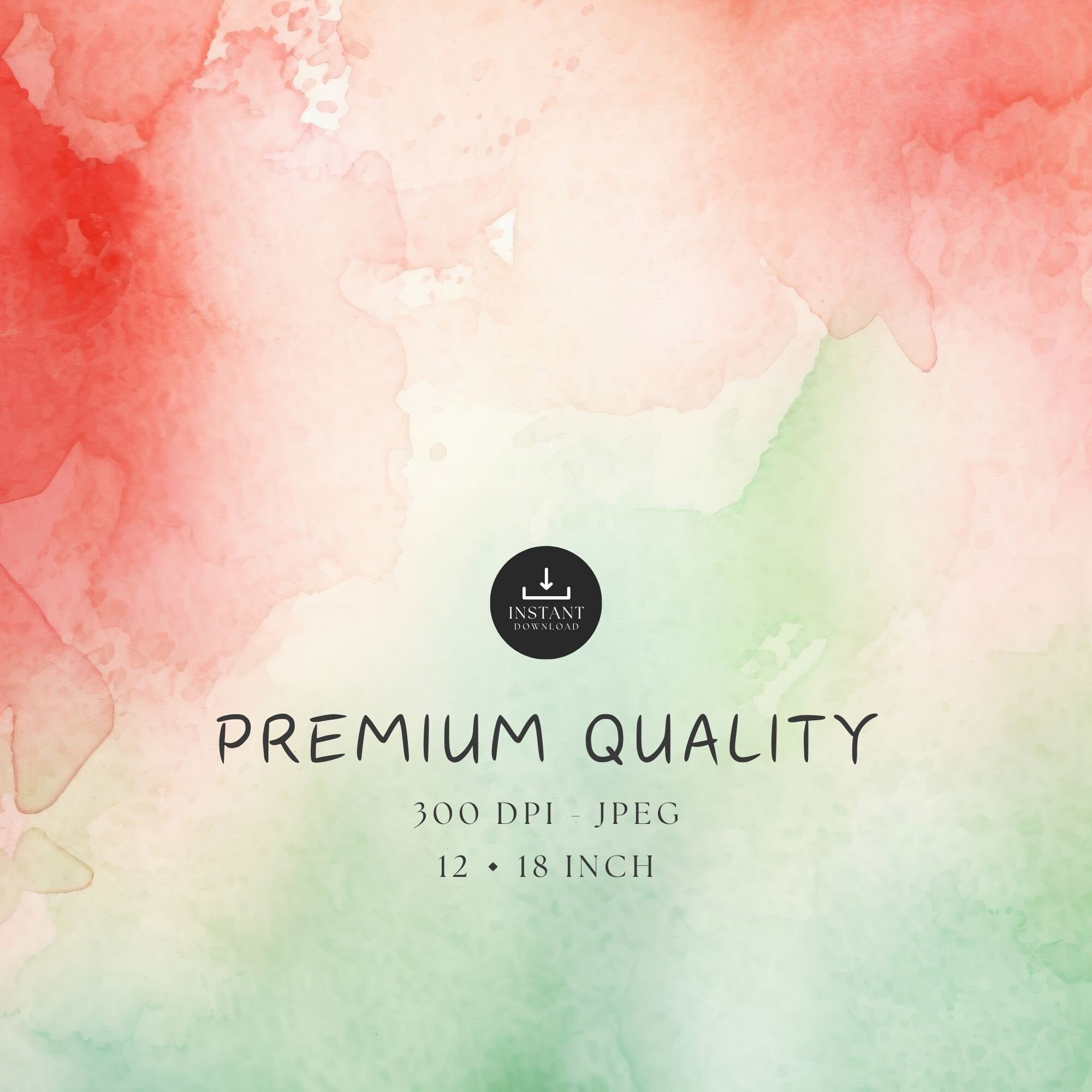 Christmas Background, Watercolor Splash Texture Pack, Green and Red ...