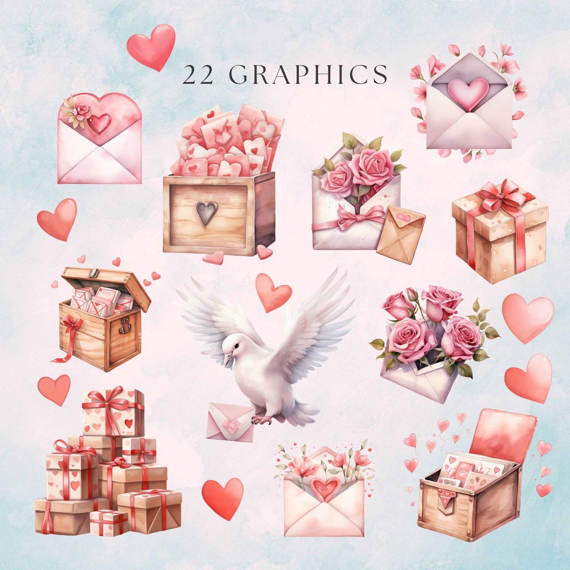 Valentine Mail Clipart Mail Box Clipart Dove Delivering Love Letter ...