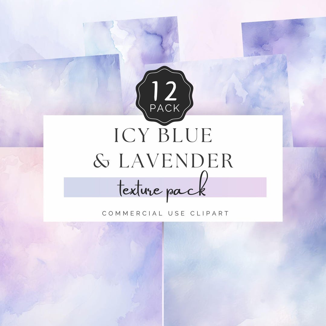 Icy Blue and Lavender Watercolor Texture Background, Cold Colors, Boy ...