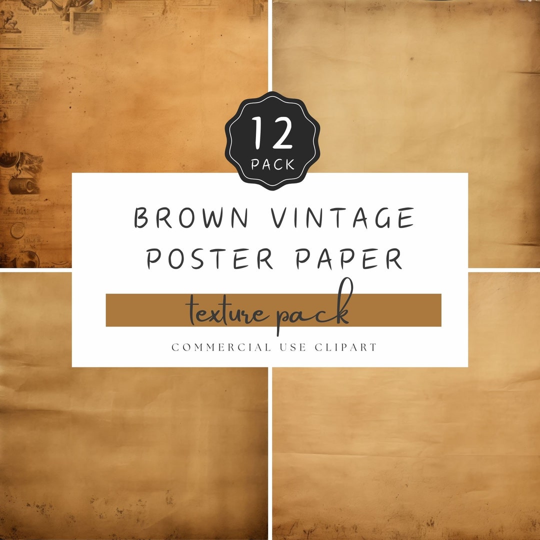 Brown Poster Paper, Vintage Texture With Distressed Look, Old Scrapbook ...