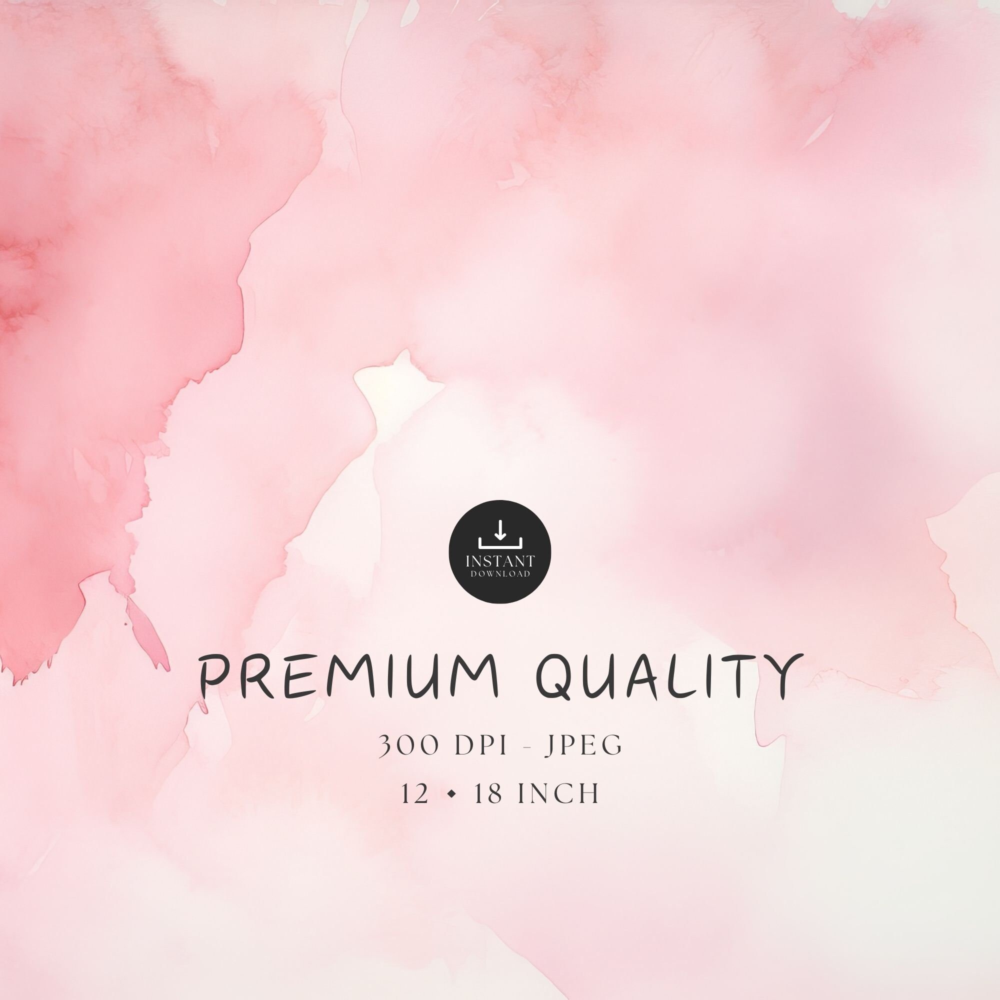 Sweet Pink Watercolor Swash Texture, JPG Clipart Background Watercolor ...