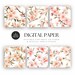 Peach Blossom Digital Papers, JPG Seamless Pattern, 2024 Natural Fruit ...