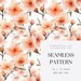 Peach Blossom Digital Papers, JPG Seamless Pattern, 2024 Natural Fruit ...