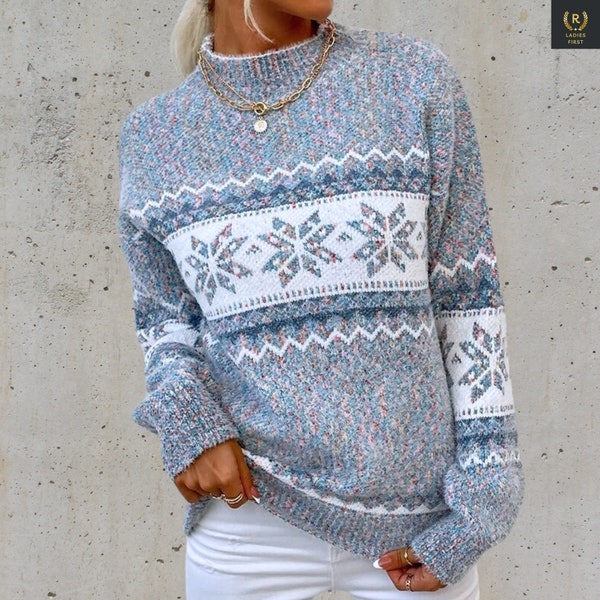 Knit Snowflake - Etsy