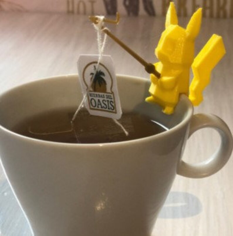 Pikachu Tea Holder Funny Model 3D Printer STL Amazing Pokemon - Etsy