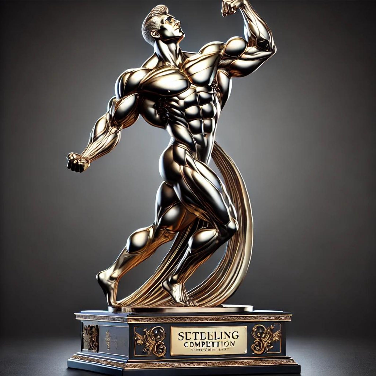 Bodybuilding Cup Bust Competition Model V2 STL FILE 3D Print - Etsy
