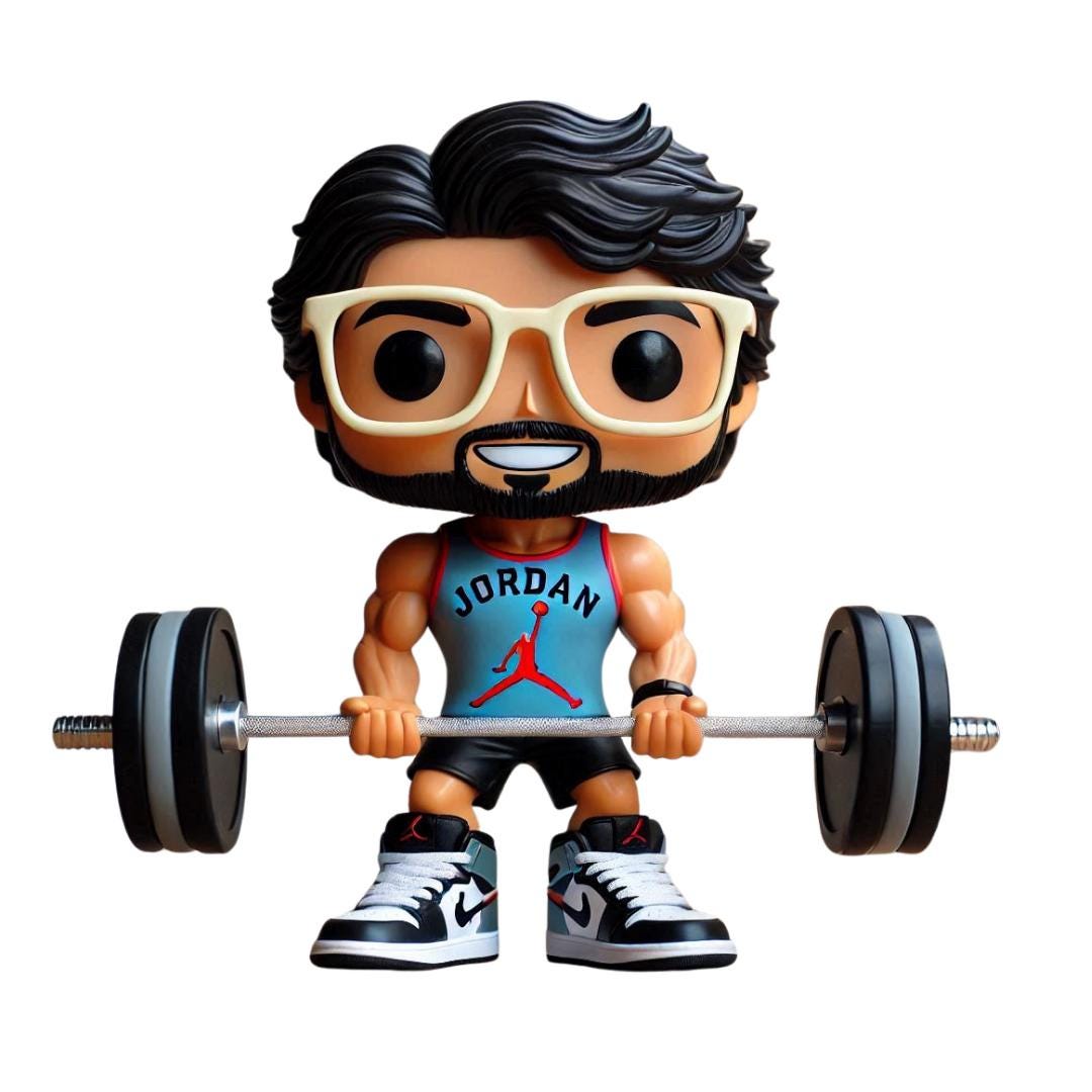 Beard Gym Bro Fitness Dumbell Funko Pop STL File 3D Printer - Etsy