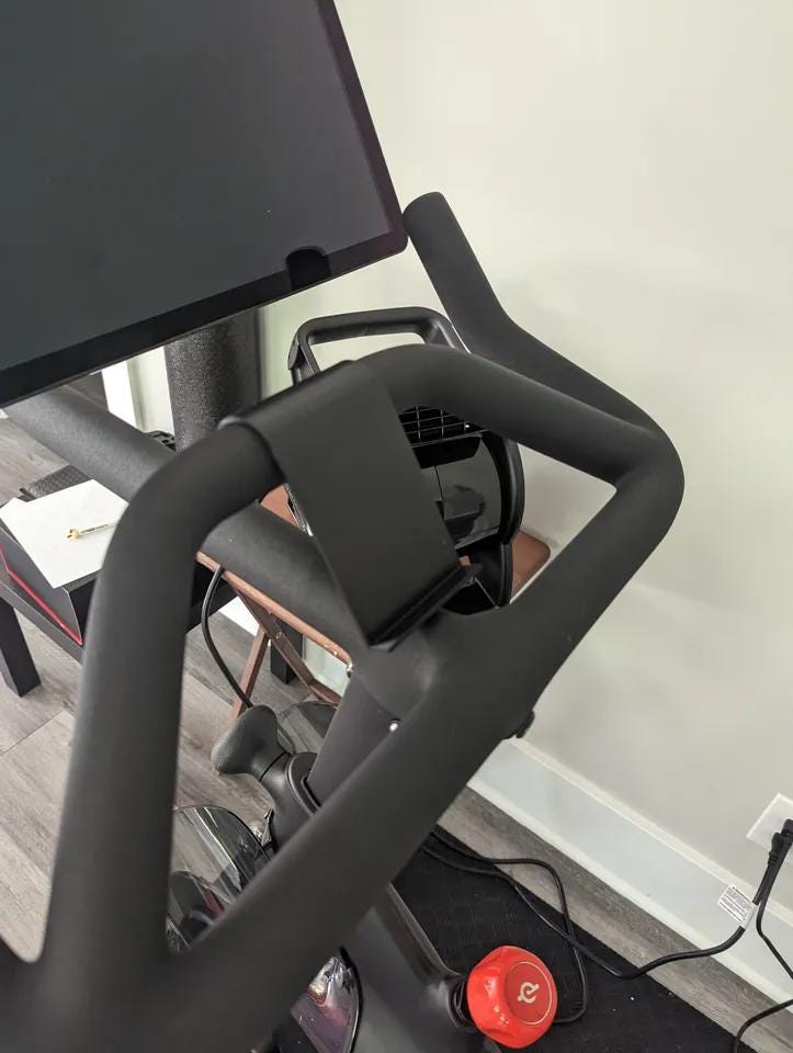 Peloton Bike Phone Tablet Mount Red, Black/glow or Gray Phone Holder ...