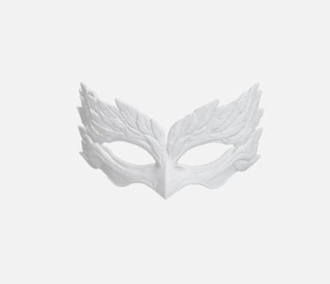 Mystical Leaf Masquerade Mask Nature-themed Cosplay Mask 3D Printing ...