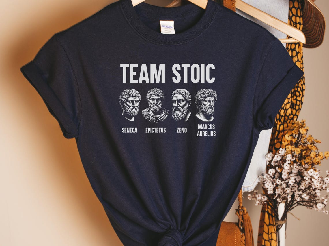 Stoic Shirt Stoic Philosophy T-shirt, Marcus Aurelius Tee, Epictetus ...