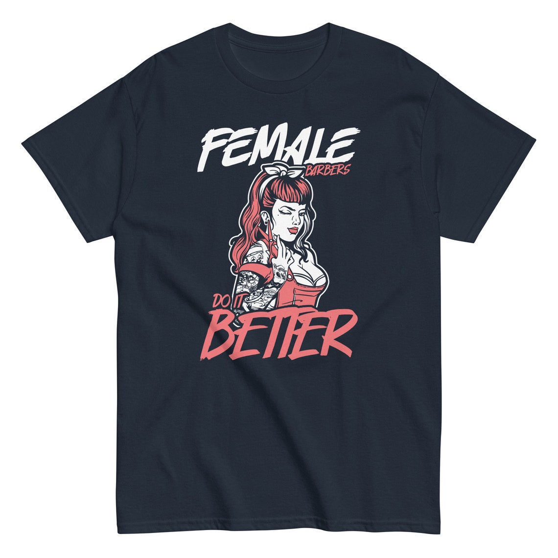 Female Barbers Do It Better Hairdresser Girl Idea Stylist T-shirt - Etsy