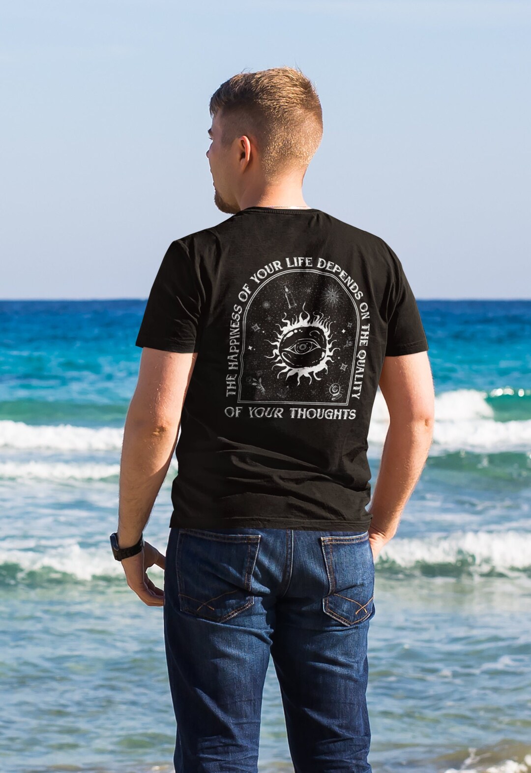 Marcus Aurelius Shirt Stoic Latin Philosopher Quote ON BACK T-shirt ...