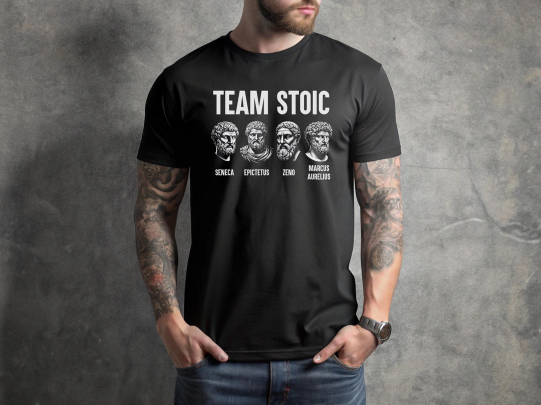 Stoic Shirt Stoic Philosophy T-shirt, Marcus Aurelius Tee, Epictetus ...