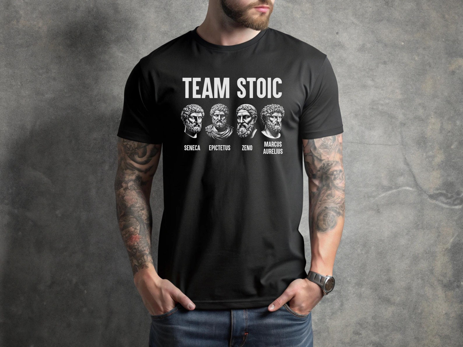 Stoic Shirt Stoic Philosophy T-shirt, Marcus Aurelius Tee, Epictetus ...